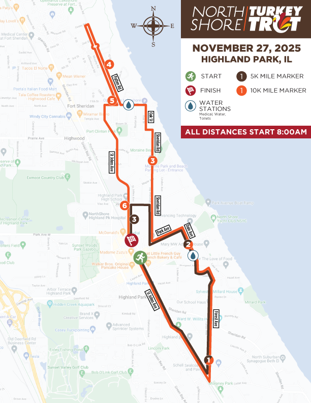 Turkey Trot Clearwater Route
